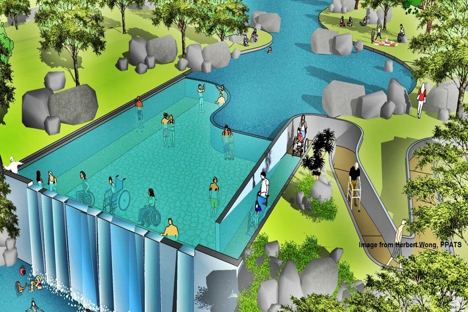 Wah… Malaysia’s First Ever Waterfall Pool For People in Wheelchairs!