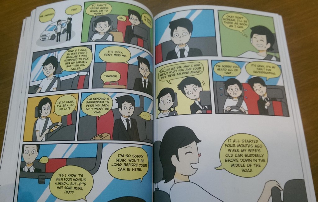 Wah, someone actually made a comic book based on Grab drivers’ stories