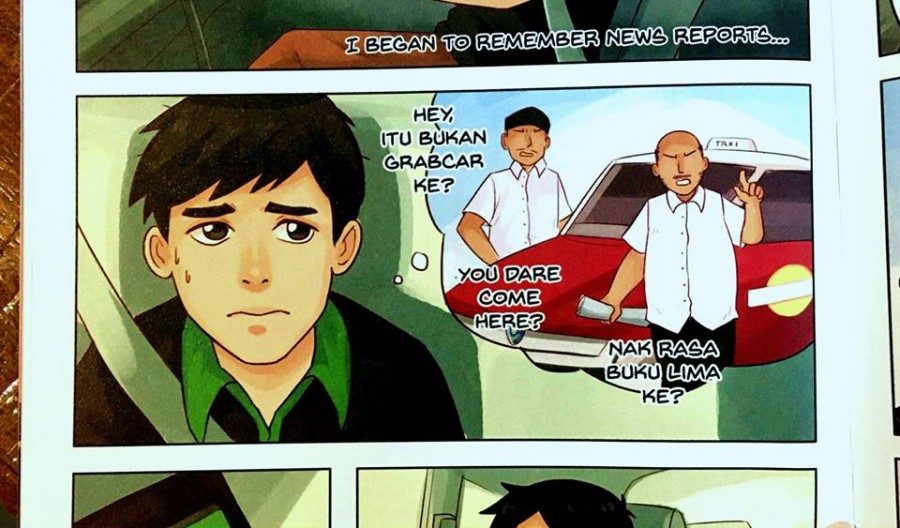 Wah, someone actually made a comic book based on Grab drivers’ stories