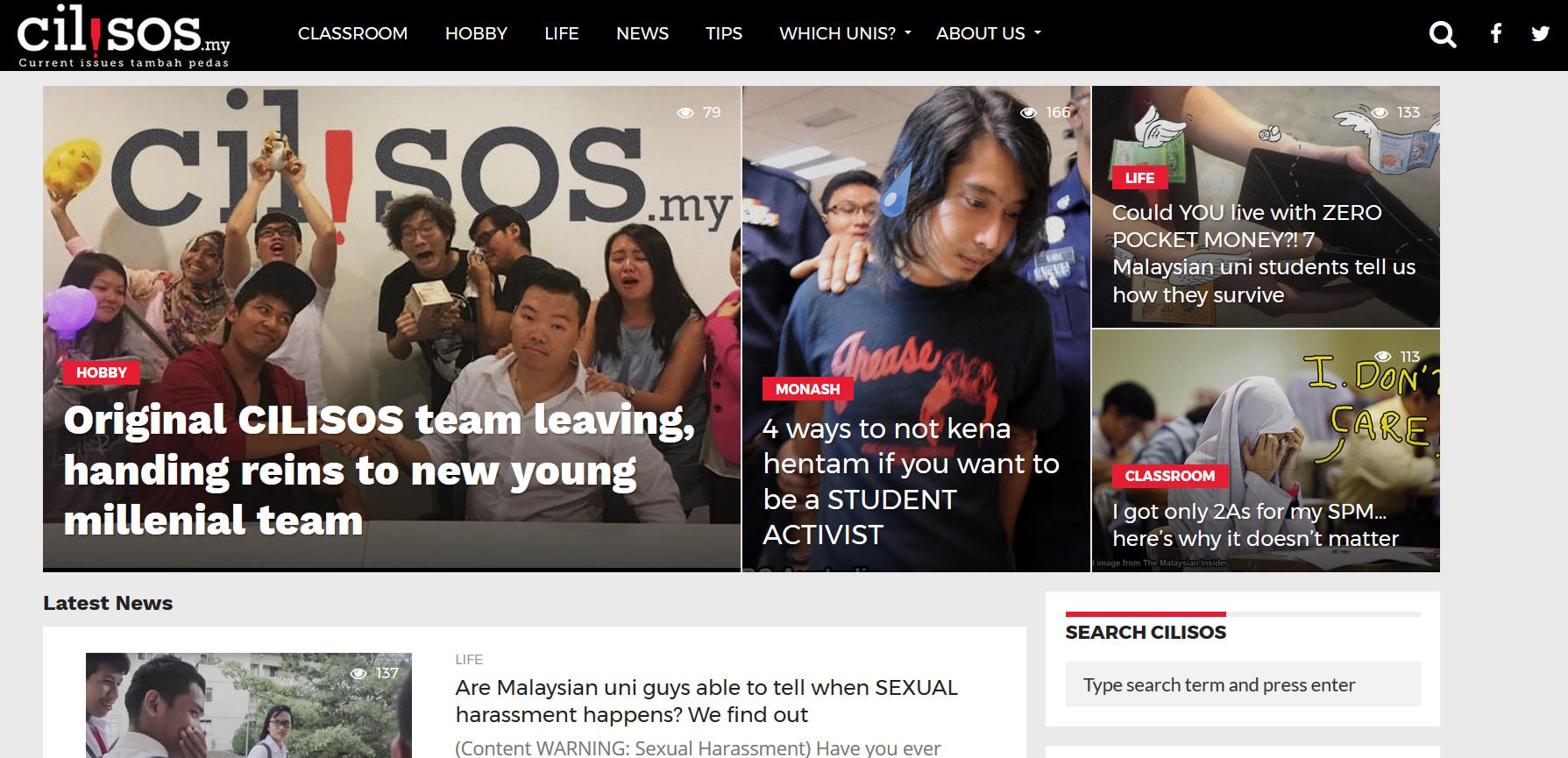 Original CILISOS team leaving, handing reins to new young millenial team