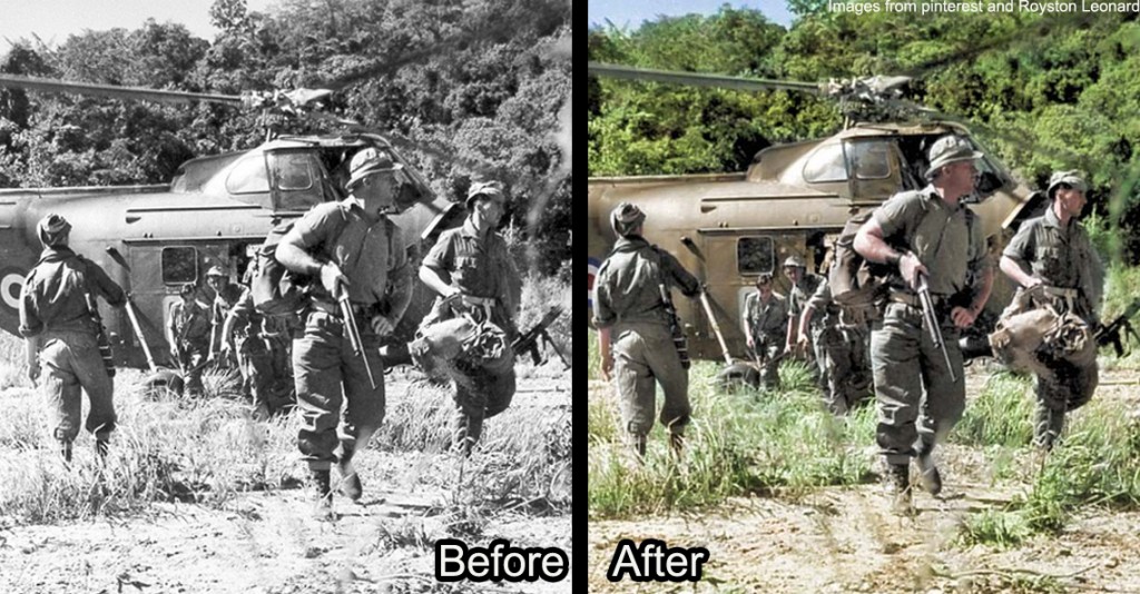 See these colourised photos from the 1950s when the British fought ...