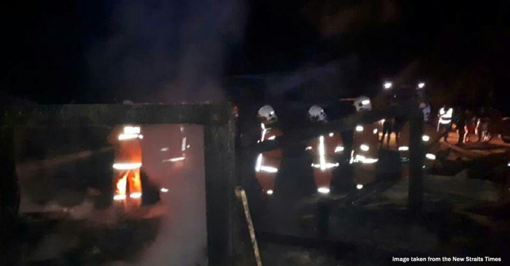 A Sabahan’s house caught fire, but the Bomba took too long to get there ...