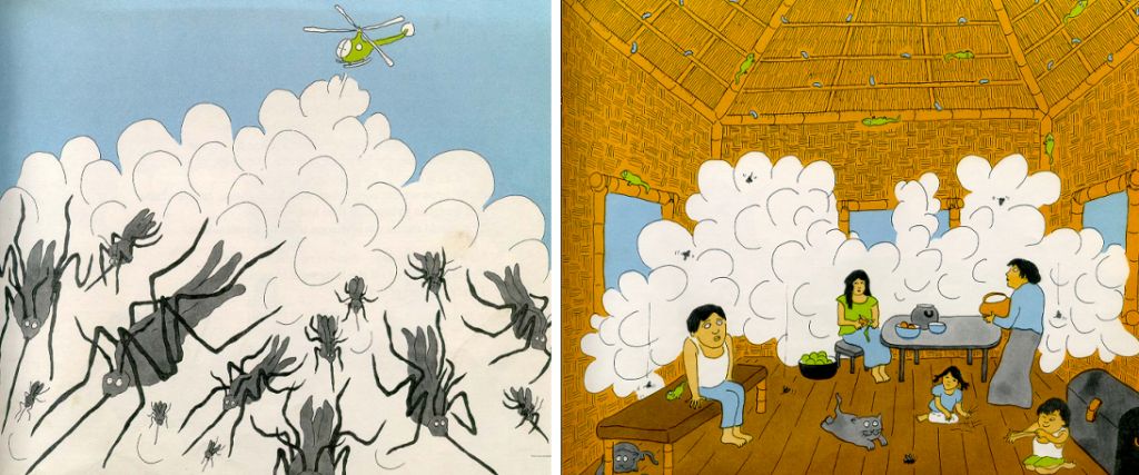 In the 1950s, the British RAF parachuted cats down into Sarawak. Yes ...