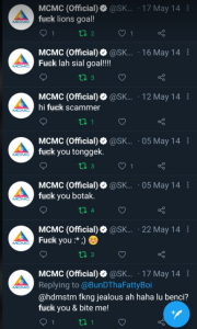 Netizens found MCMC tweets from 2013. And they are hilariously offensive