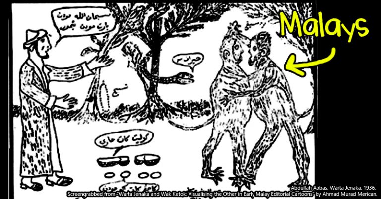 We found Malay political comics from the 1930’s. They were unbelievably ...