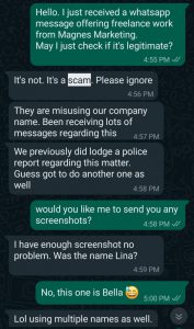 Woman reveals how Whatsapp job scams "groom" you into paying them