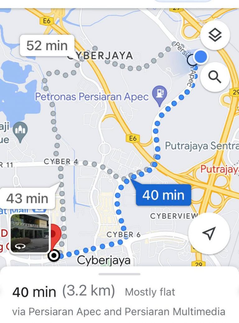 Is the new MRT station too far from Cyberjaya’s city centre? We walked