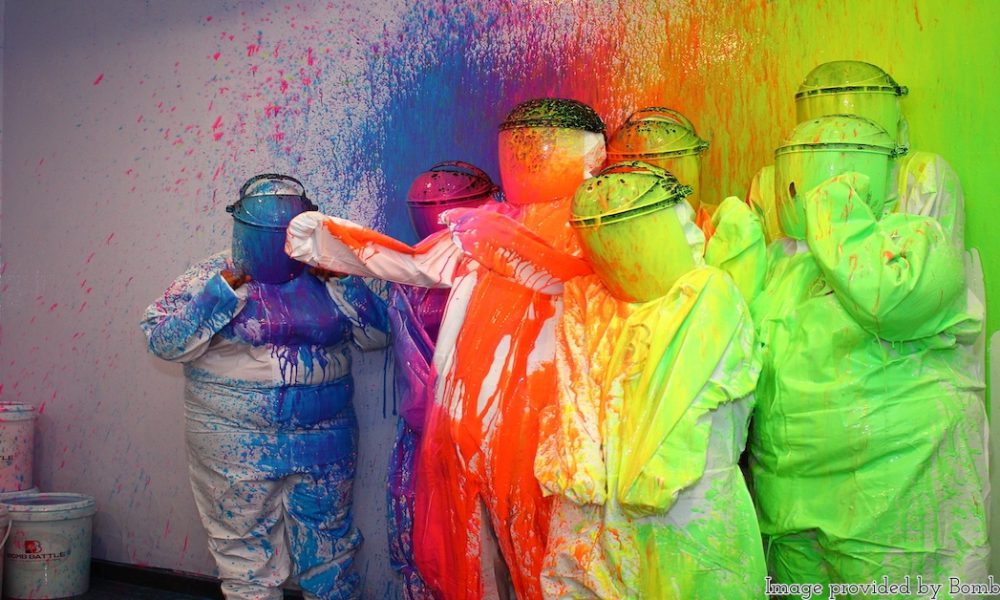 Bomb Battle, Asia’s first real life video game with paint explosions ...