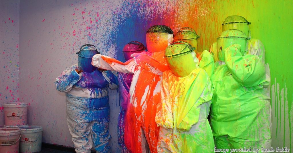 Bomb Battle, Asia’s first real life video game with paint explosions ... Bomb Battle, Asia’s first real life video game with paint explosions ...