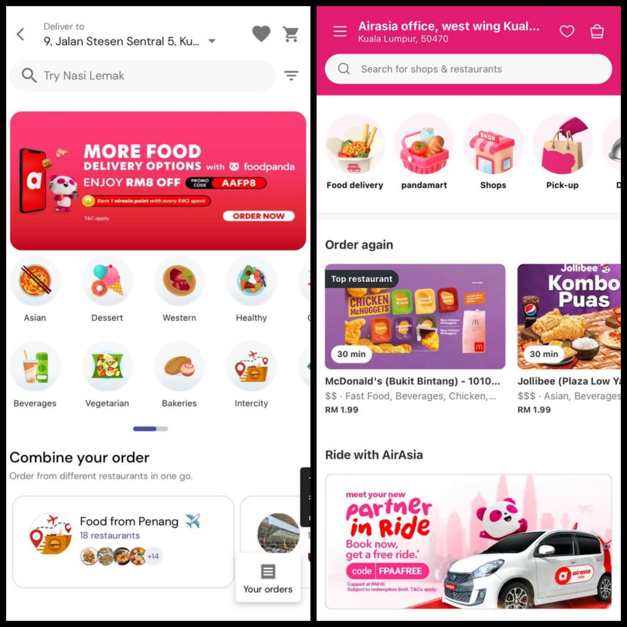 Airasia’s Superapp combine its e-hailing and food delivery services ...