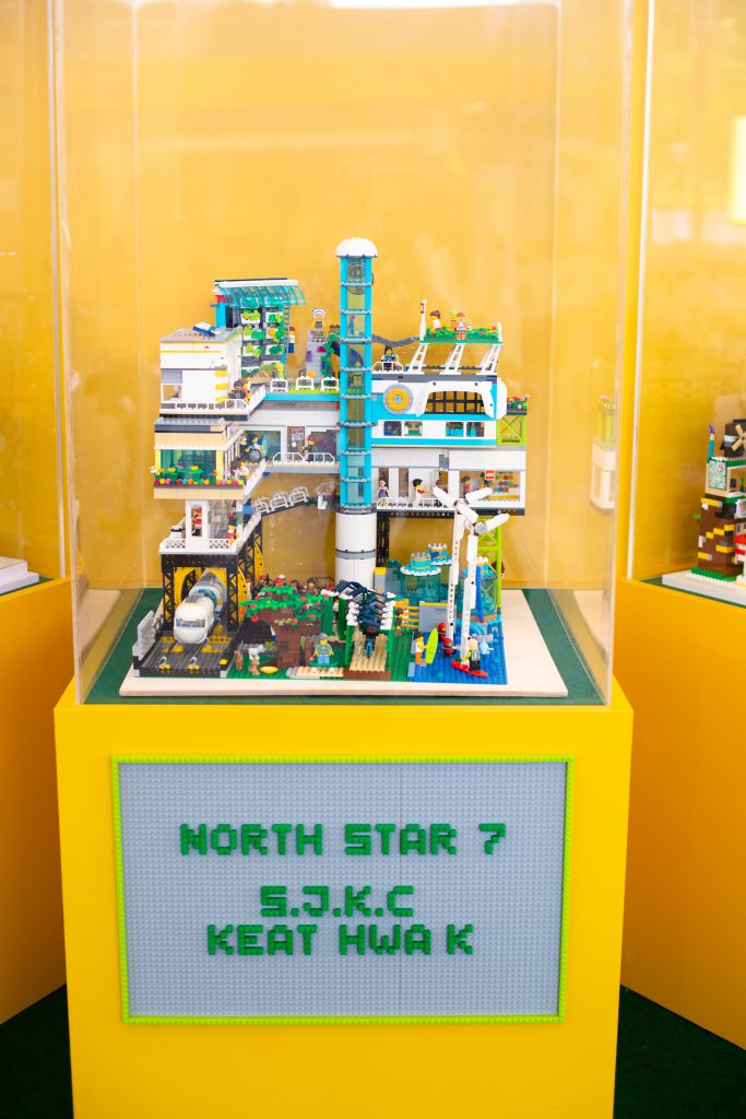 Students use Lego to build sustainable cities of the future