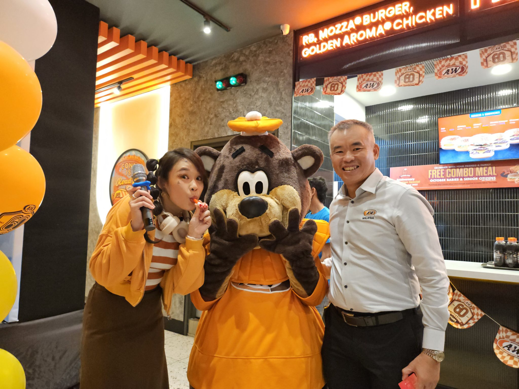 Win a year of free A&W for their 60th b'day in Malaysia