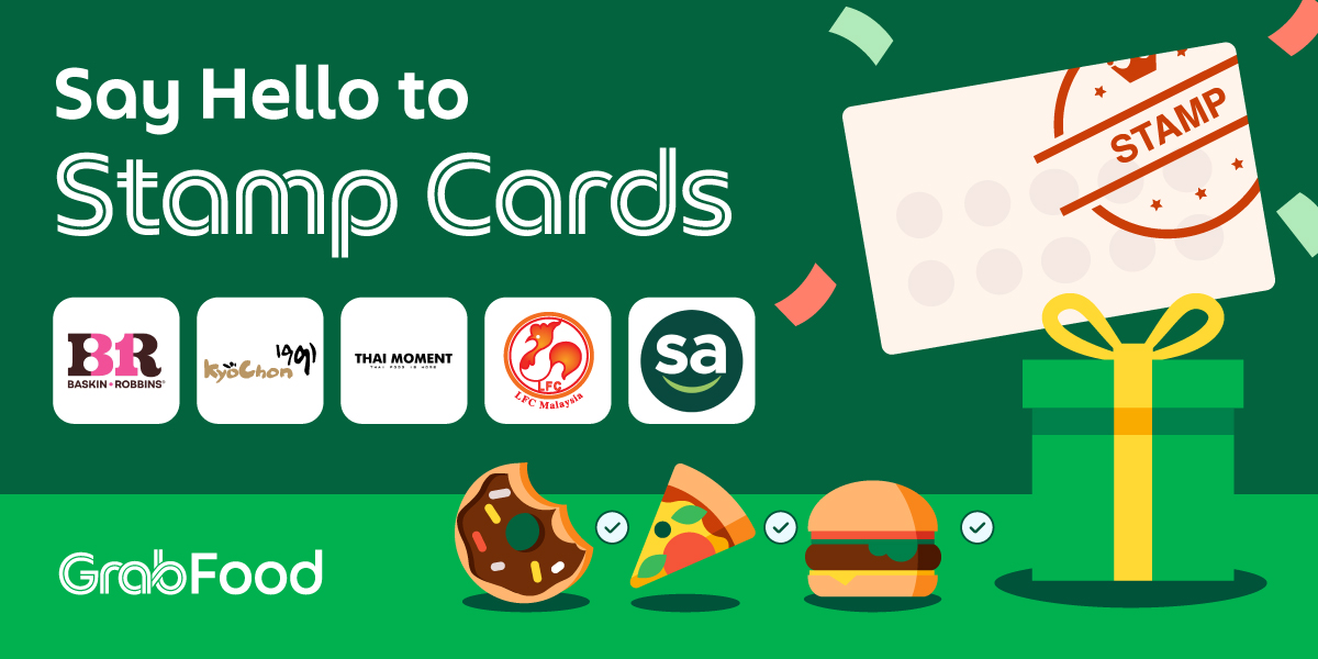 How to use GrabFood Stamp Cards to get free food & vouchers