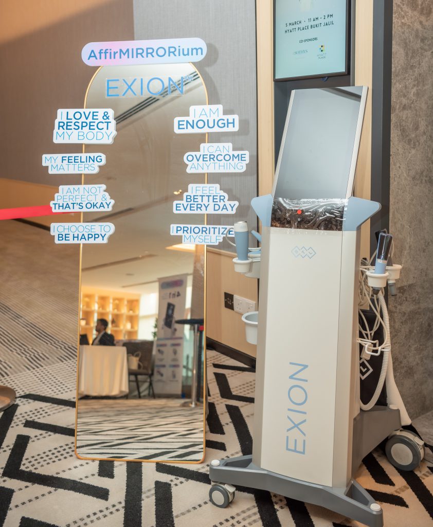 The EXION comfortably tackles health & aesthetic concerns