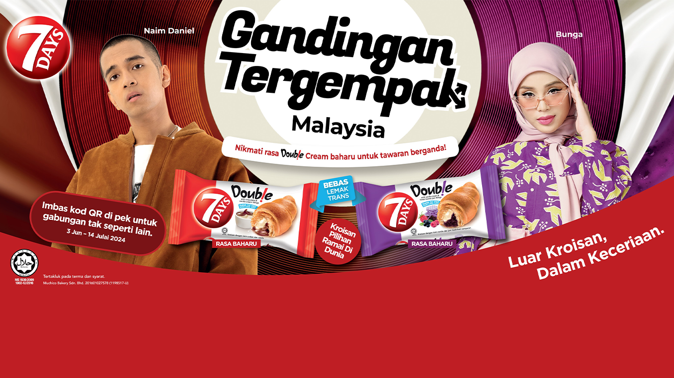 7DAYS launches Gandingan Tergempak MV to promot new flavors