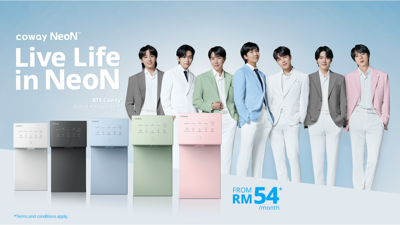 Coway has a new NeoN water purifier series and it’s stylish & affordable!