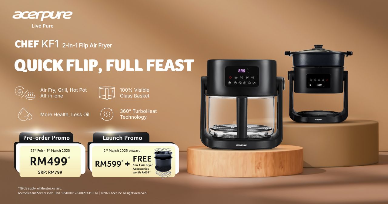 Acer’s new product for Malaysia is an… air fryer???