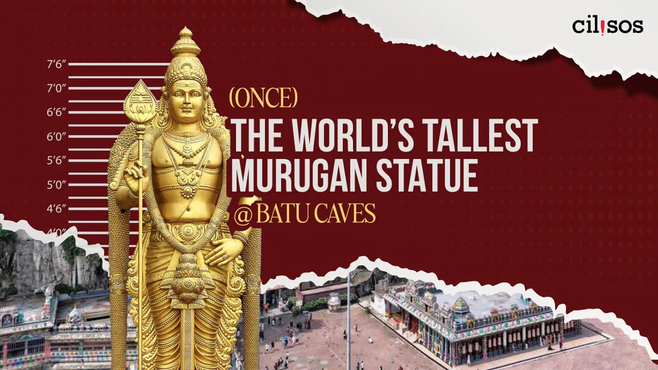 [INFOGRAPHICS] Once the world’s tallest Murugan Statue at Batu Caves