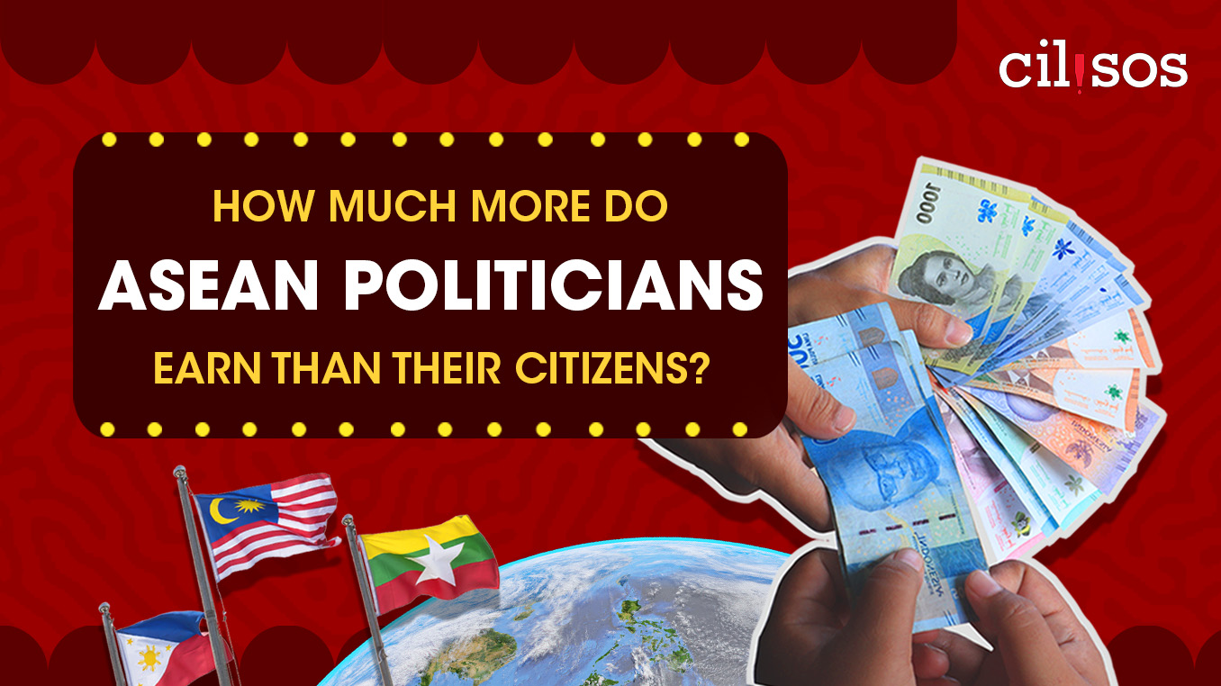 [INFOGRAPHIC] How much more do ASEAN politicians earn than their citizens?