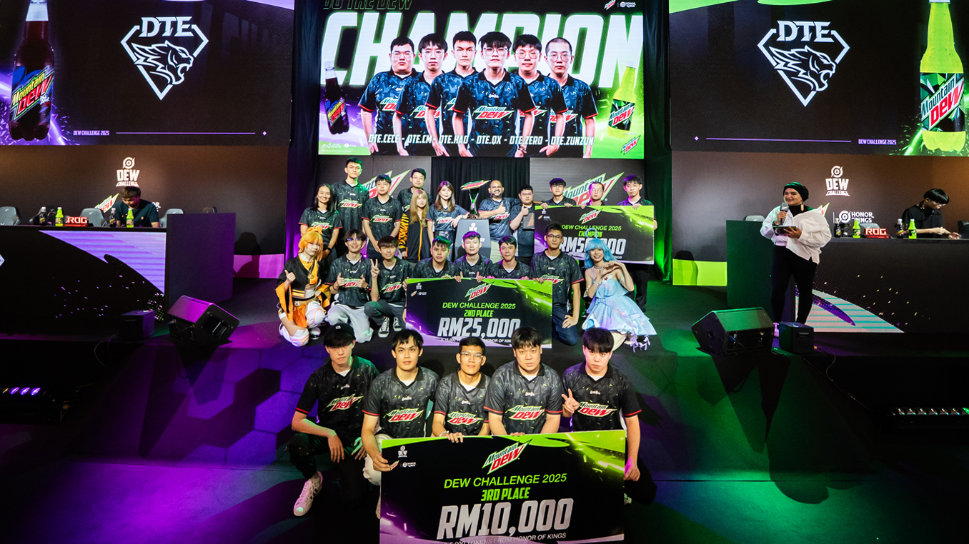 DTE Gaming crowned champions at Dew Challenge 2025 by Mountain Dew