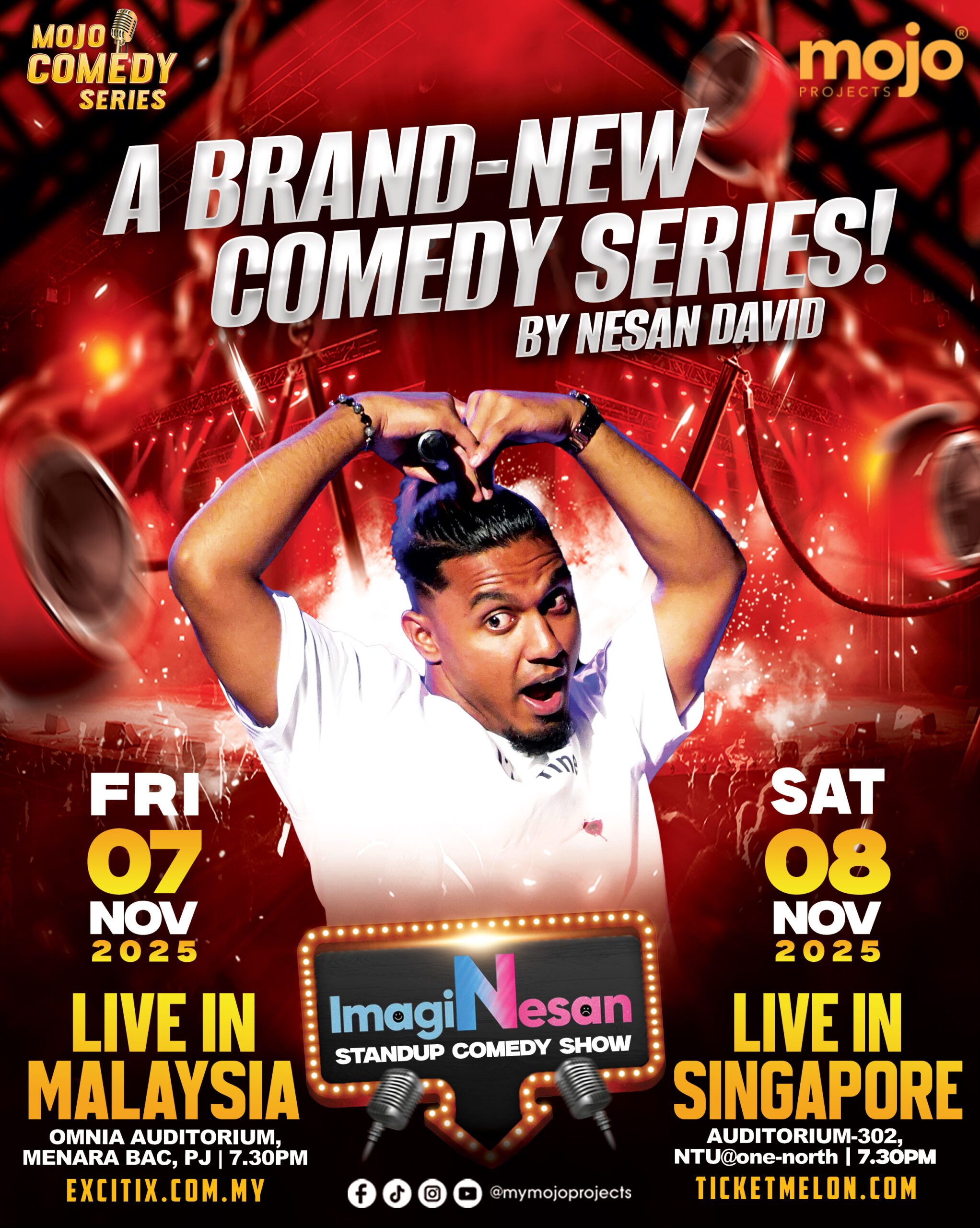 Mojo Projects Expands Its Comedy Legacy with Nesan David’s ImagiNesan! — Back-to-Back Shows in ...